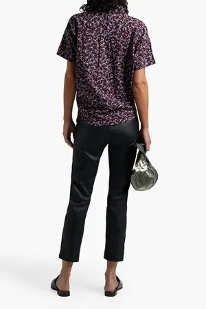 Rag & Bone Tie-front Floral-print Shirt