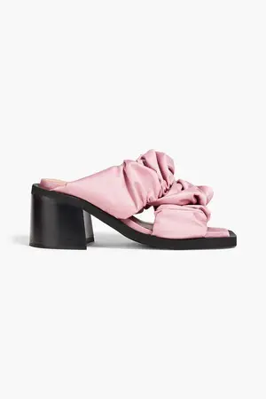 Ganni Mid Heel Mules Clogs For Women