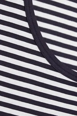 Sunspel Striped Cottonjersey Tank