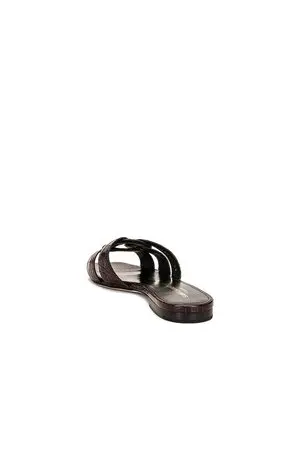 Saint Laurent Tribute Sandal - Barolo