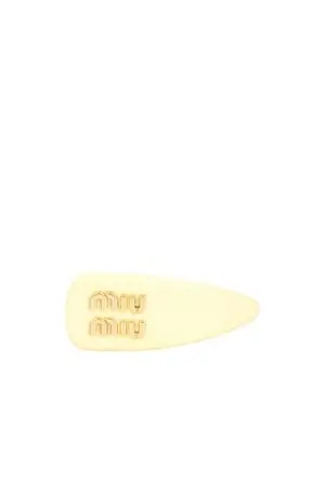 Miu Miu Logo Hair Accessories