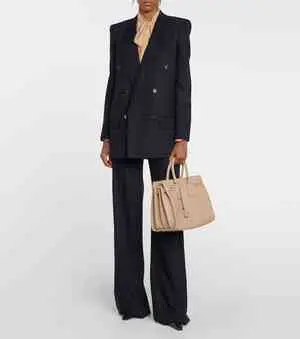 Saint Laurent Sac De Jour Small Tote Bag - Beige
