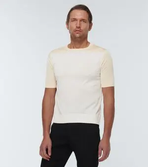 JIL SANDER Oversized Silk T-shirt