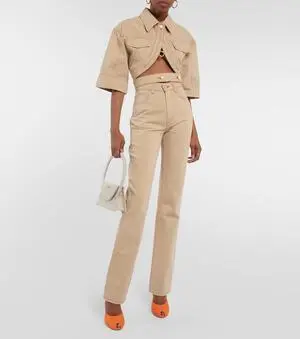 GIA BORGHINI Rosie 38 Mules - Orange