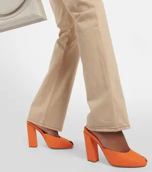 GIA BORGHINI Rosie 38 Mules - Orange