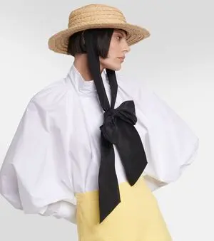 PATOU Jp Raffia Hat