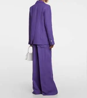 Jacquemus Amaro Twill Jacket - Purple