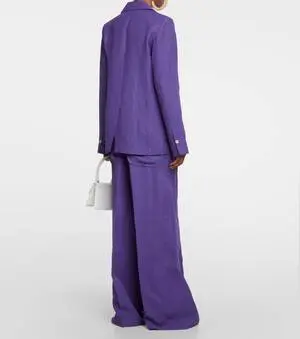 Jacquemus Amaro Twill Jacket - Purple