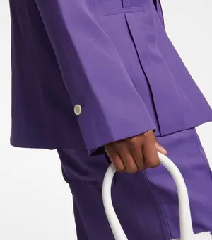 Jacquemus Amaro Twill Jacket - Purple
