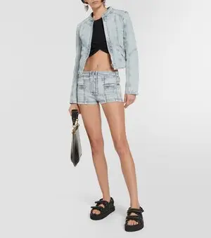 Isabel Marant Étoile Lary Denim Shorts - Blue
