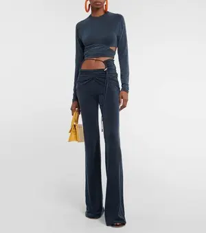 Jacquemus Le Pantalon Espelho Flared Pants