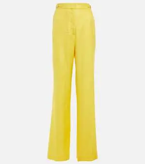 Gabriela Hearst Straight Leg Pants - Yellow