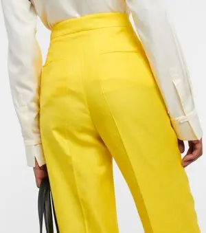 Gabriela Hearst Straight Leg Pants - Yellow