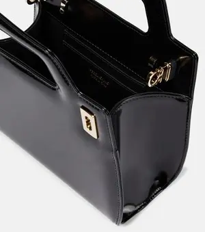 FERRAGAMO Wanda Mini Leather Tote