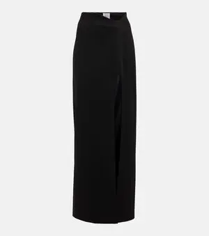 Galvan Alicja Jersey Maxi Skirt - Black