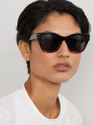 Dior Diorsignature B4i Square-frame Sunglasses - Black