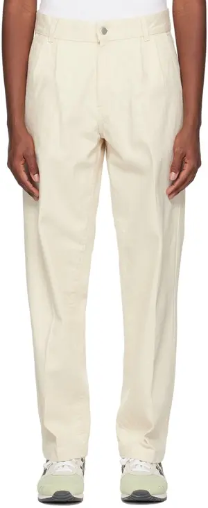 MFPEN Mfpen Beige Big Jeans - Ecru