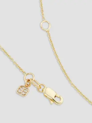 SYDNEY EVAN 14k Yellow & 0.18 Tcw Diamonds Evil Eye Necklace