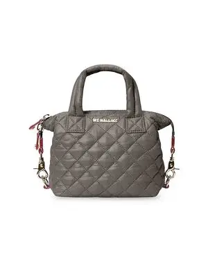Mz Wallace Women's Micro Sutton Quilted Crossbody Bag - Magnet - Magnet