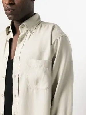 TOM FORD Long-sleeve Buttoned Shirt - Green