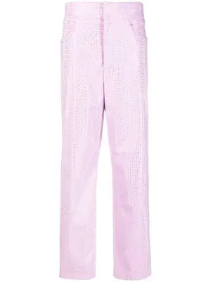 Giuseppe Di Morabito Crystal-embellished Trousers