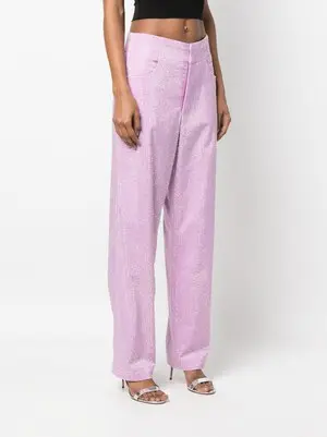 Giuseppe Di Morabito Crystal-embellished Trousers