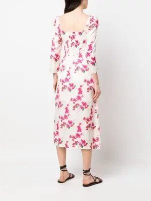 Ba&sh Floral-print Midi Dress