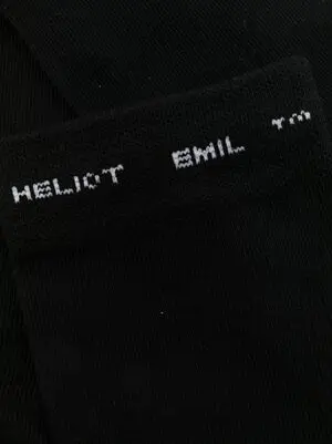 HELIOT EMIL Intarsia-logo Knit Socks
