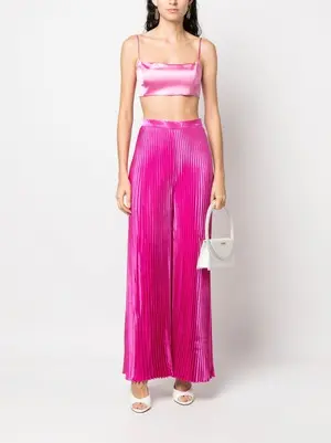 L'IDEE Pleated High-waisted Trousers