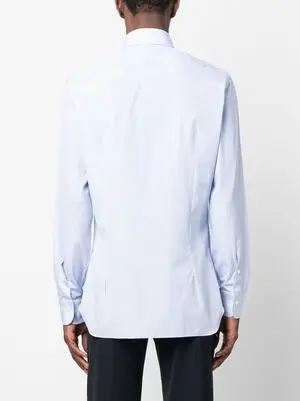 BARBA NAPOLI Classic Button-up Shirt - Blue