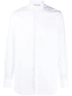 TINTORIA MATTEI 954 Pleat-detail Cotton Shirt