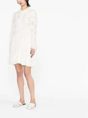 Maje Broderie Anglaise Mini Dress