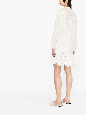 Maje Broderie Anglaise Mini Dress