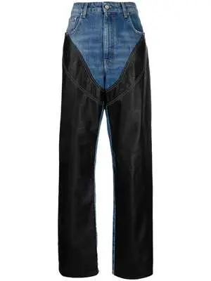 Stella McCartney Paneled Jeans - Blue