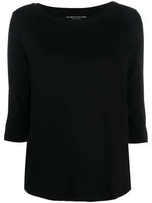 Majestic Filatures Boat-neck Jersey Top