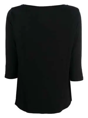 Majestic Filatures Boat-neck Jersey Top