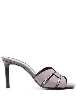 Saint Laurent Tribute 85mm Leather Sandals