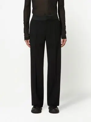 Valentino Garavani Straight-leg Trousers - Black