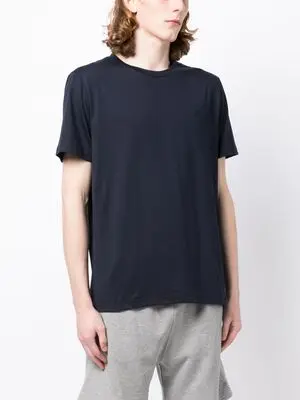 DONDUP Round-neck Cotton T-shirt - Blue
