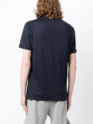 DONDUP Round-neck Cotton T-shirt - Blue