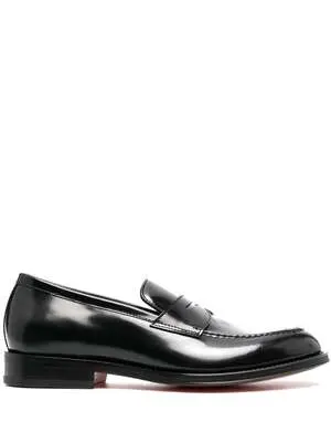 Santoni Almond-toe Loafers