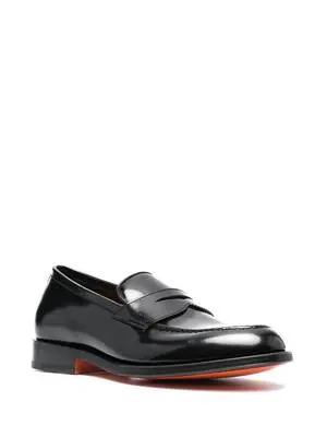 Santoni Almond-toe Loafers