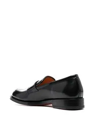 Santoni Almond-toe Loafers
