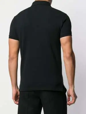 Polo Ralph Lauren Logo Embroidered Polo Shirt - Black