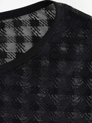 AMI Paris Checked Midi Dress
