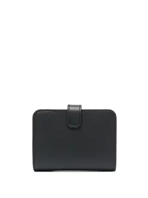 Furla Logo-lettering Leather Wallet - Black