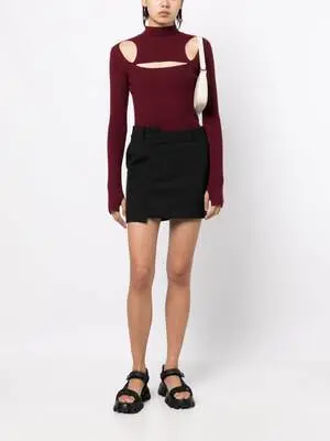 Monse Asymmetric Mini Skirt