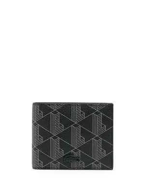 Lacoste The Blend Monogram Wallet - Black