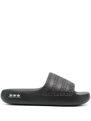 Adidas Adilette Ayoon Logo-print Slides - Black