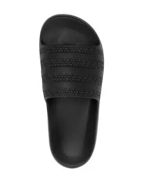 Adidas Adilette Ayoon Logo-print Slides - Black